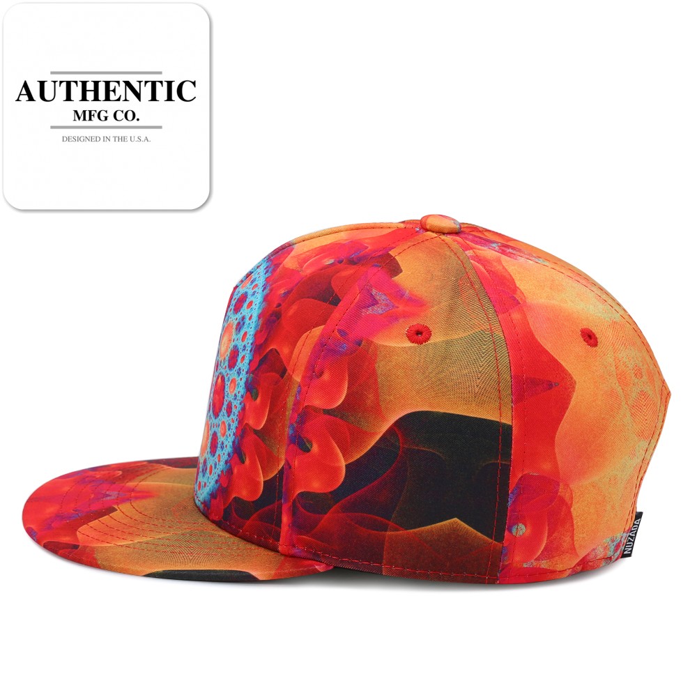 Custom Trippy All Over Print Snapback - Factory Sample | Authentic ...