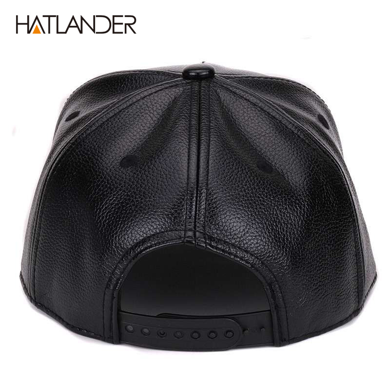 Faux Leather Snapback Hat - Factory Sample | Authentic Manufacturing